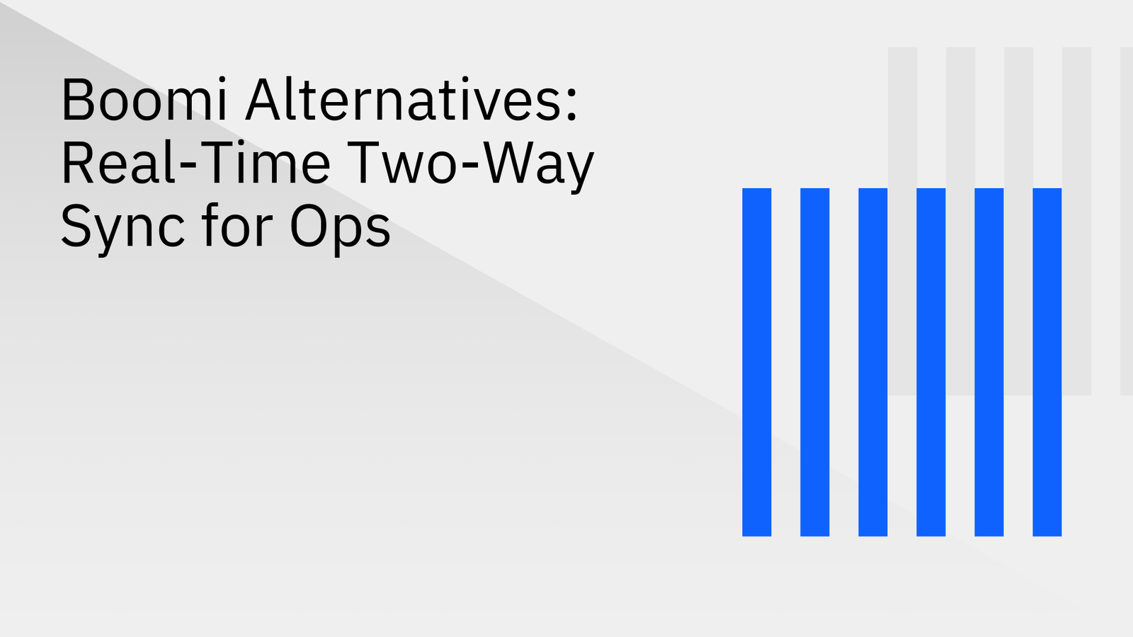 Boomi Alternatives: Real-Time Two-Way Sync for Ops